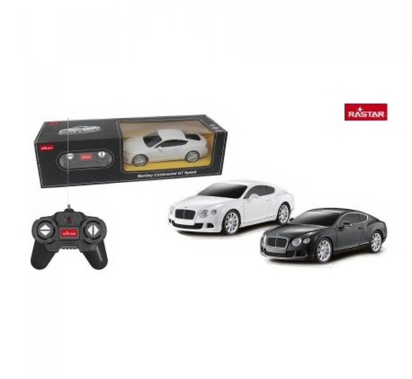 RASTAR AUTOMOBIL R/C BENTLEY CONFINENTAL GT SPEED 1/24 CENA ZA 1 KOM