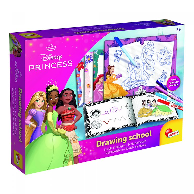 DISNEY PRINCESS SKOLA CRTANJA LISCIANI 117529