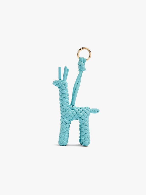 KEYCHAIN WITH GIRAFFE CHARM