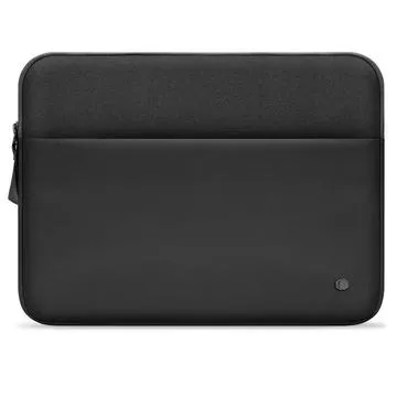 TECH-PROTECT LAPTOP SLEEVE WITH ACCESSORY POCKET - 13"-14" - BLACK