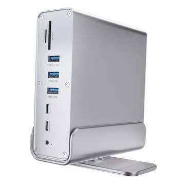 15-IN-1 USB-C DOCKING STATION WITH STAND - GREY