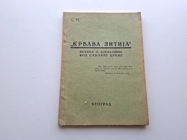 Krvava Litija, Istina o događajima kod Saborne crkve