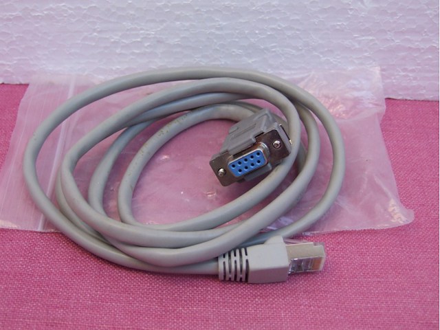 RS232 serial 9 pin zenski na internet LAN RJ-45 kabl