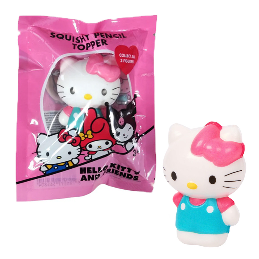 Hello Kitty and Friends squishy toper za olovku Hello Kitty sa roze mašnom