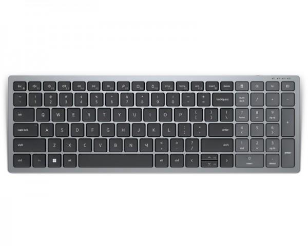 DELL KB740 Compact Multi-Device US wireless tastatura siva