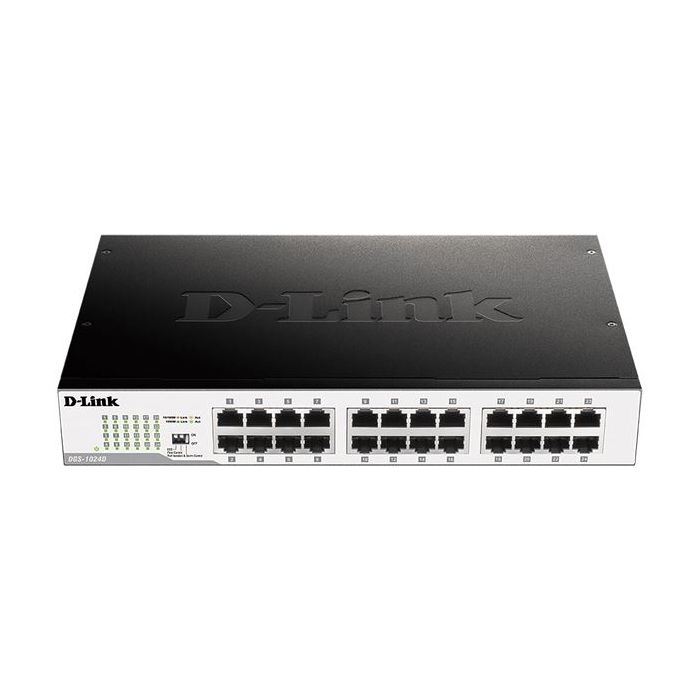 D-Link Switch 24-Port Gigabit Unmanaged Desktop DGS-1024D/E