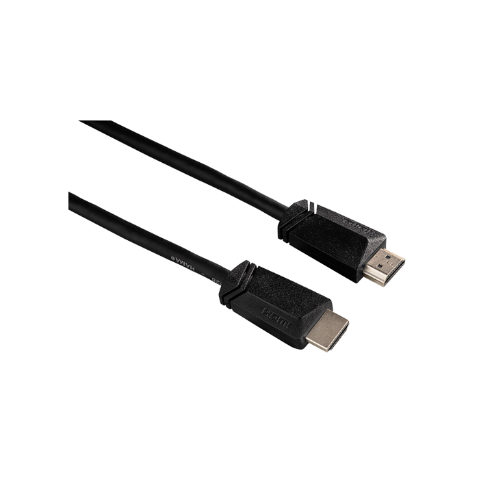 HAMA HDMI Kabl, 5m (Crna) - 00122102, HDMI 1.4 (4K @30fps), HDMI A - muški, HDMI A - muški, Okrugli