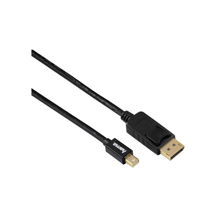 HAMA mini DisplayPort kabl na DP, 1.8 m (Crna) - 00054563, Mini DisplayPort , DisplayPort, m/m, Crna
