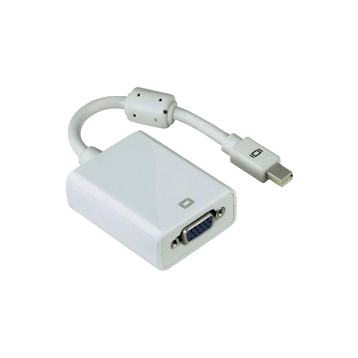 HAMA adapter-konverteri mini DisplayPort na VGA (m/ž) (Beli) - 53247, Mini DisplayPort - muški, VGA - ženski