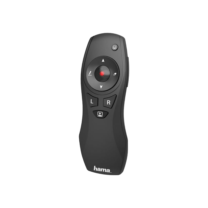HAMA Prezenter X-Pointer Wireless Laser Air mouse 139916 Crna