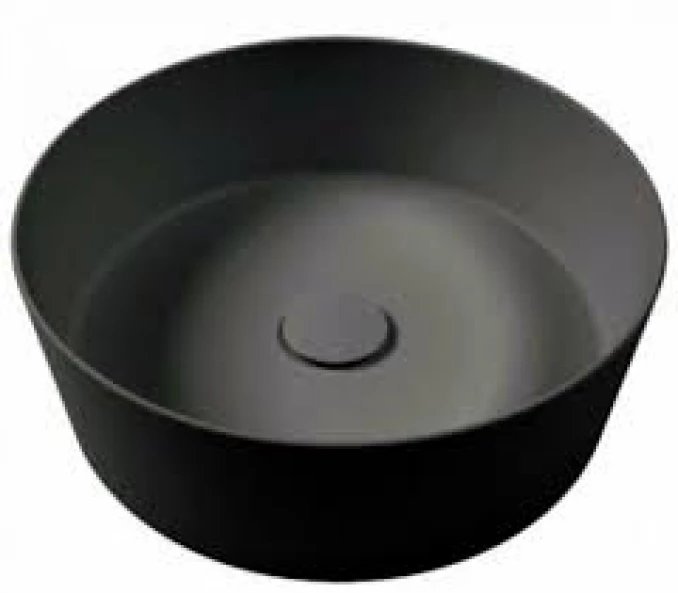 Lavabo nadgradni HATRIA HAPPYHOUR SLIM 07:00 fi440x155 black matt