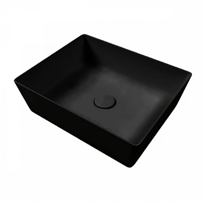Lavabo nadgradni HATRIA HAPPYHOUR SLIM 11:00 500x380x155 black matt