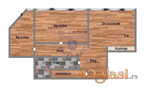 90m2 Fenomenalan trosoban stan u izgradnji, Miseluk