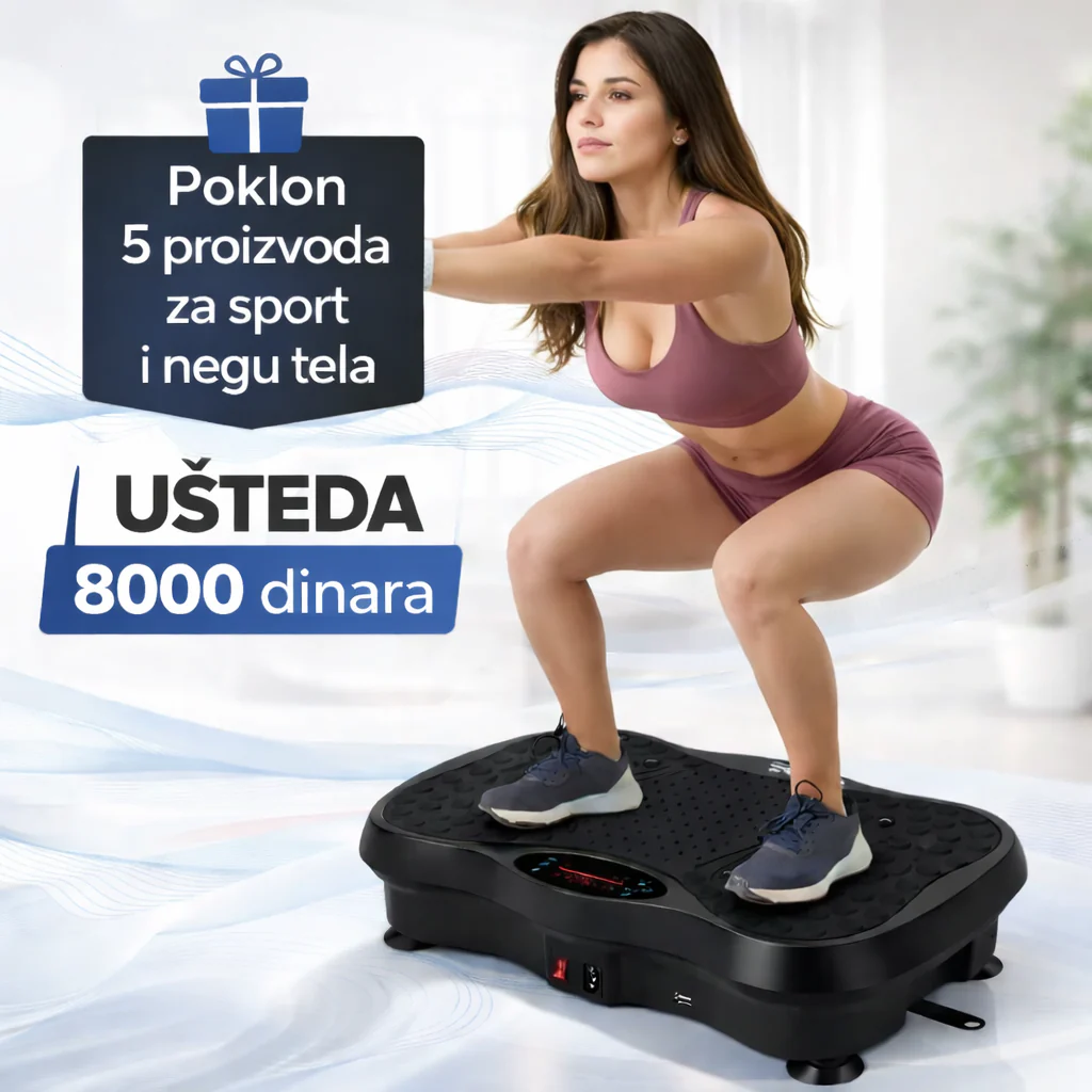 Vibro Ploča za Trening i Zatezanje tela