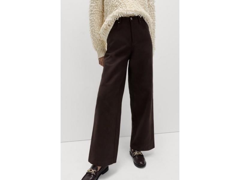 *Marks&Spencer Faux Suede Wide Leg pantalone *etiketa