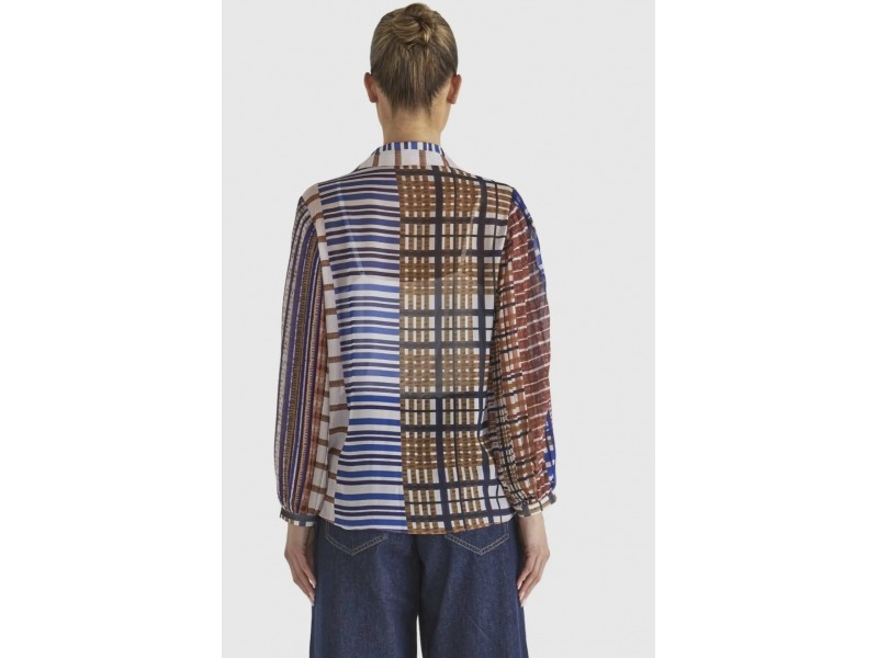 *ZARA kosulja patchwork print *novo