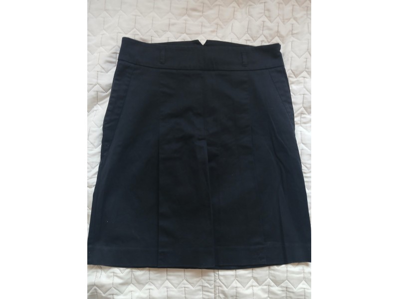 Zara basic crna poslovna mini suknja, M