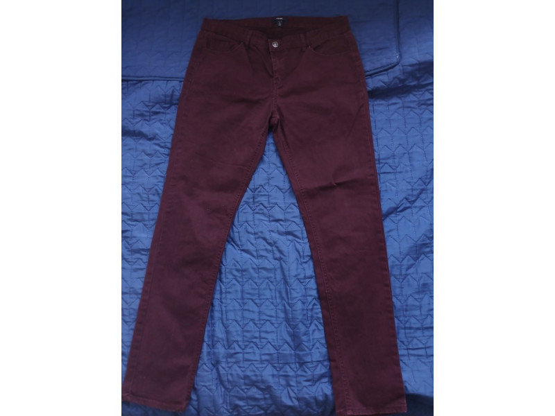 Kiabi slim fit bordo pantalone, 40-42