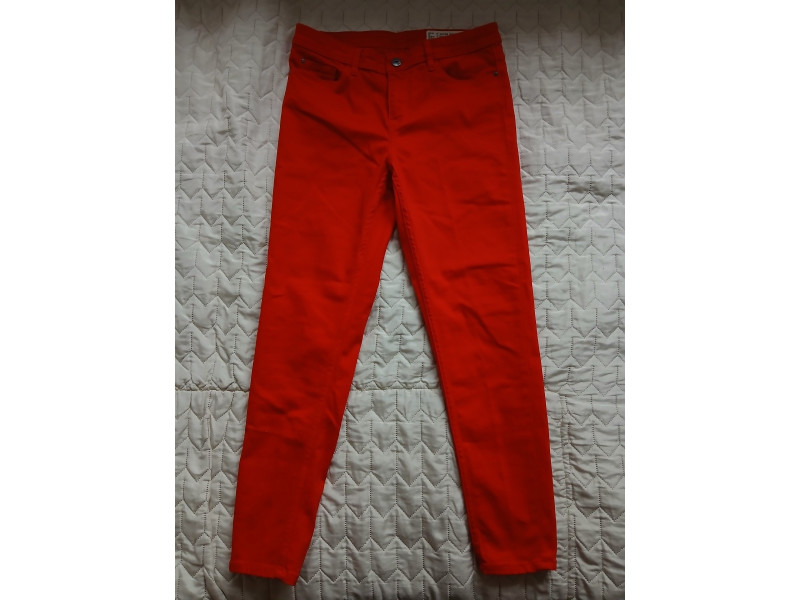 Nove Esmara crvene pamucne skinny pantalone, 40