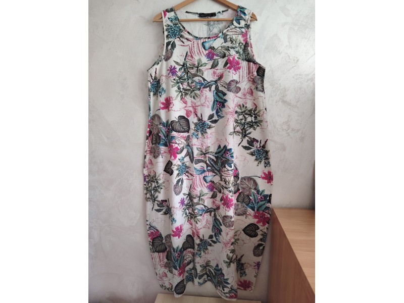 Haljina floral print vel XXL