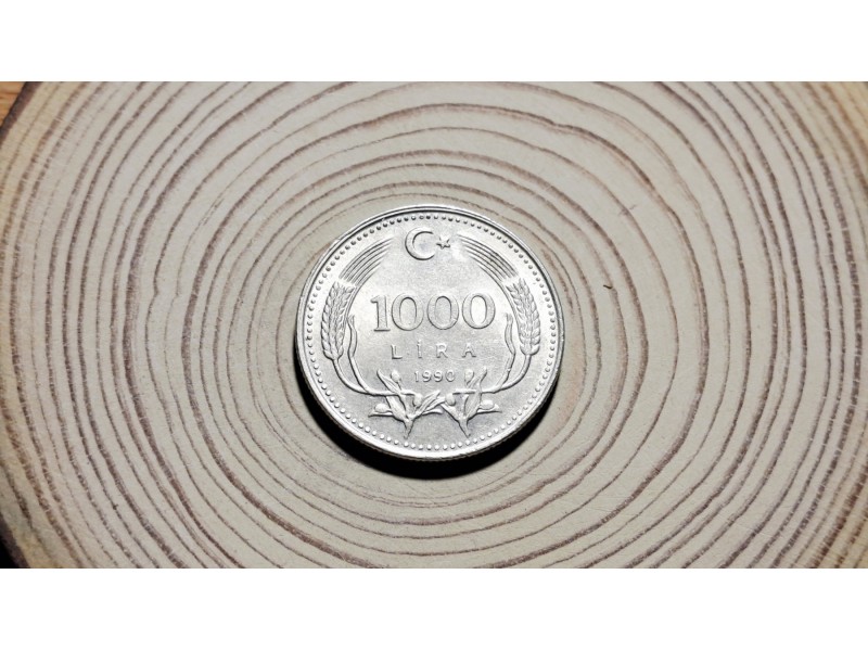 TURSKA 1000 LIRA 1990 GODINA