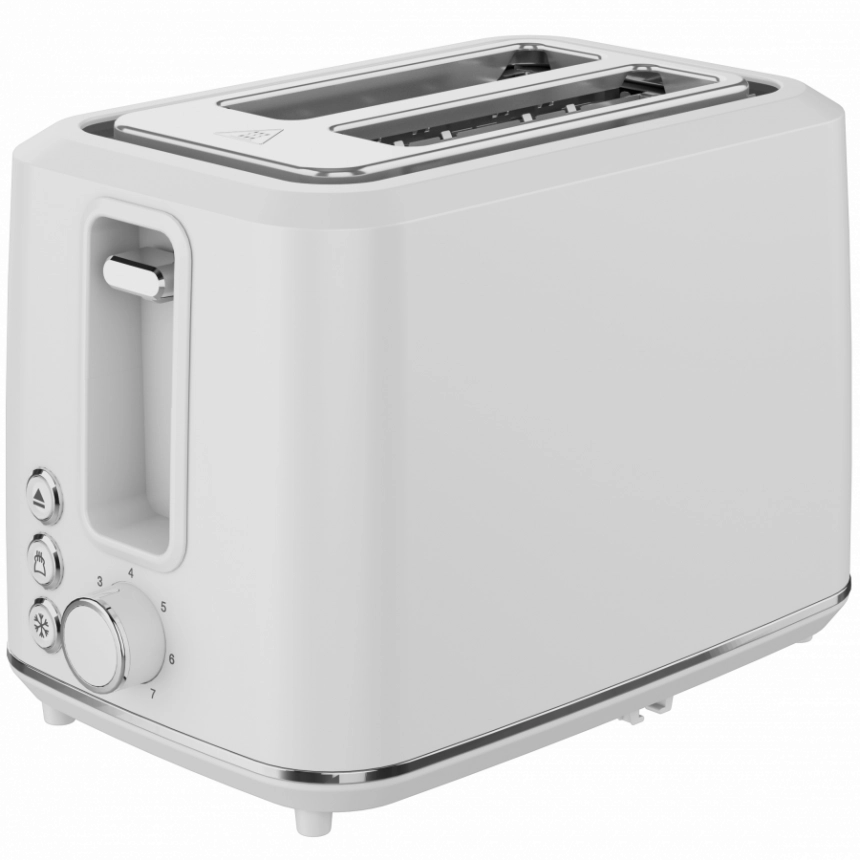 AENO Electric Toaster, white, 220-240V, 50-60Hz, 920-1080W, 2 slots, 3 modes, 7 browning levels