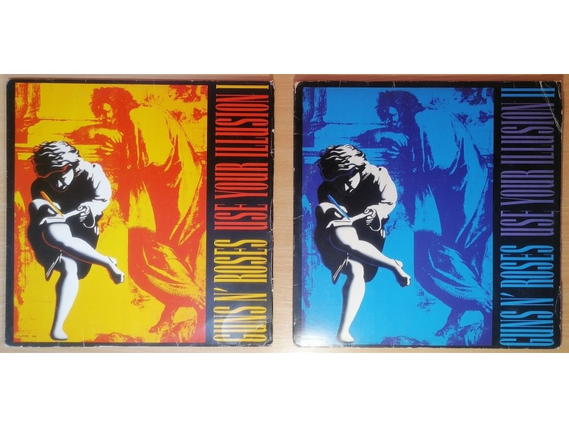 2LP+2LP GUNS N` ROSES - Use Your Illusion I+II, Brazil