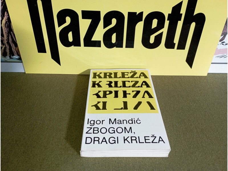 ZBOGOM, DRAGI KRLEŽA autor: Igor Mandić (odlična)