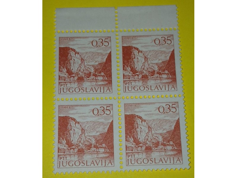 Jugoslavija redovna marka MNH ** četverac rand