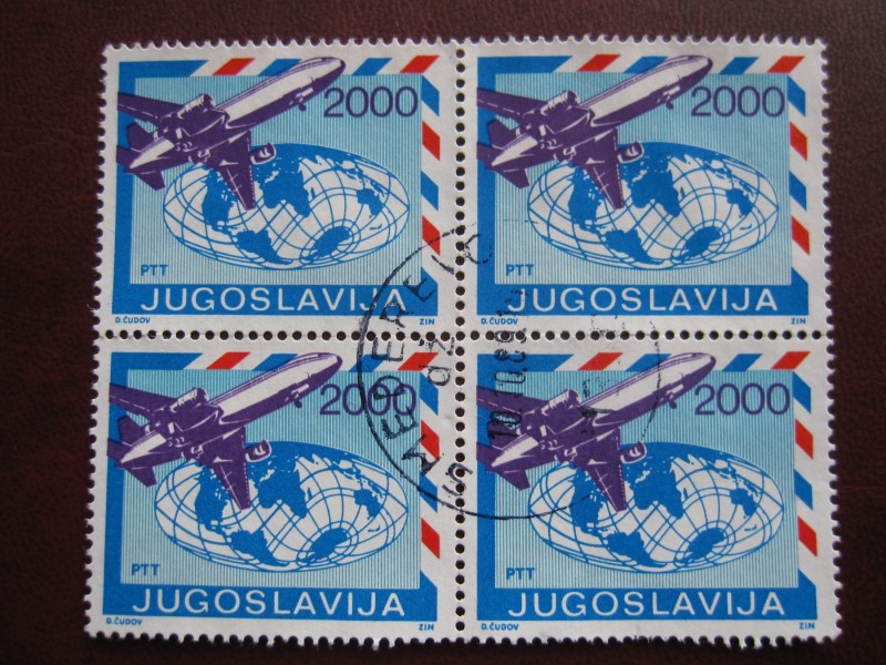 JUGOSLAVIJA 1988 četverac