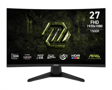 MSI 27 inča MAG 275CF X24 FHD 1920x1080 Rapid VA 240 Hz zakrivljeni gaming monitor