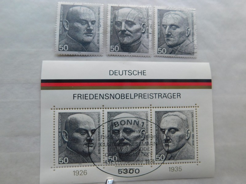 DEUTSCHLAND 1975 KOMPLET SERIJA + BLOK