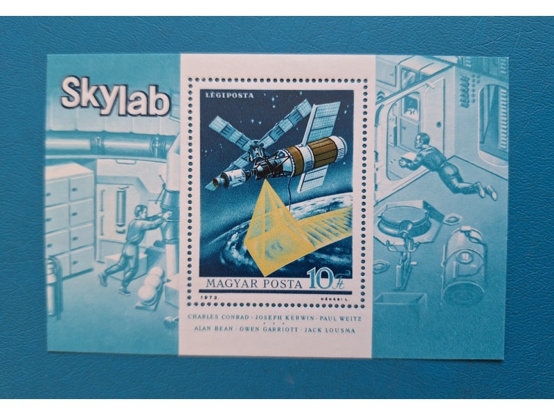 Madjarska 1973 cist blok Skylab