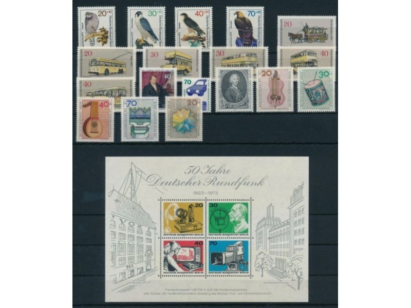 Berlin 1973 Nemačka cela godina čisto MNH