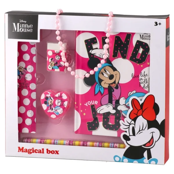 Fashion set, dnevnik sa setom pribora, Minnie Mouse