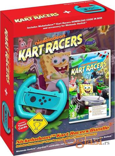 Nintendo Switch Kart Racers komplet igrica + volan džojstik