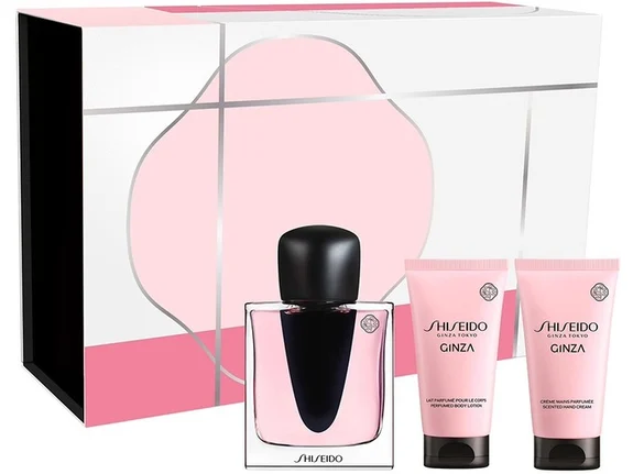 Shiseido Ginza set (EDP 50ml + Body Lotion 50ml + Hand Cream 50ml)