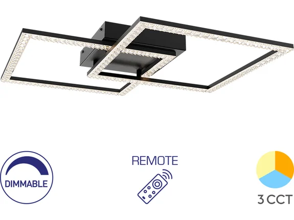 Braytron Led plafonjera Bry Crystal A 55W 3u1 Daljinski BH17-04891