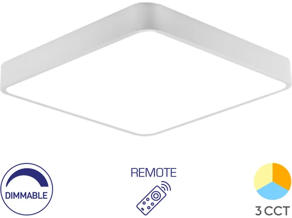 Braytron Led plafonjera sa daljinskom komandom Bry Blade SS Kvadratna 45W BH16-05290