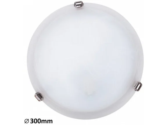 Rabalux Plafonjera Alabastro E27 1x MAX 60W belo staklo - alabaster (3202)