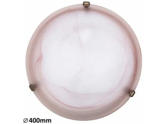 Rabalux Plafonjera Alabastro E27 2x MAX 60W alabaster - duvan braon (3353)