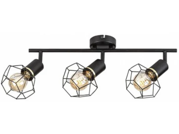 Rabalux Plafonjera Fran E27 3x MAX 40W mat crno (71067)