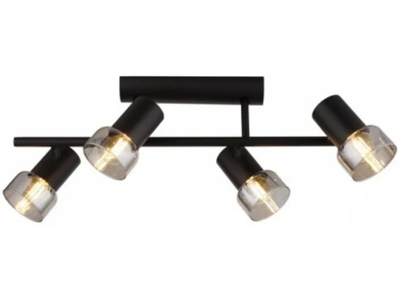 Rabalux Spot rasveta Hatice E14 4x MAX 15W crna (73054)