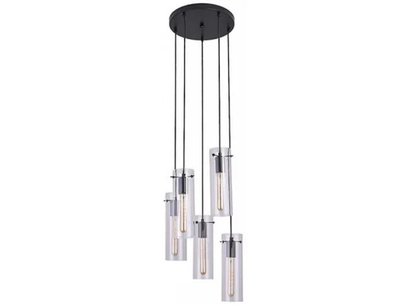 Rabalux Visilica Acantha E27 5x MAX 60W crna (5260)