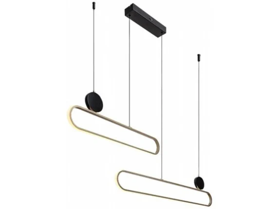 Rabalux Visilica Circado LED 48W crno zlato (72268)
