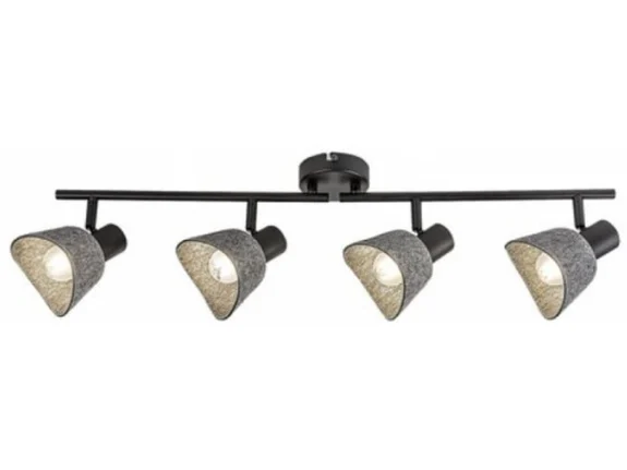 Rabalux Spot rasveta Farelia E14 4X MAX 10W crna (73008)