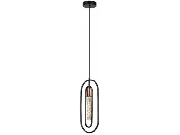 Rabalux Visilica Rovier E27 1x MAX 40W mat crno (72263)