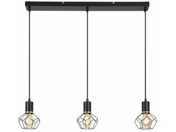 Rabalux Visilica Fran E27 3x MAX 40W mat crno (72242)