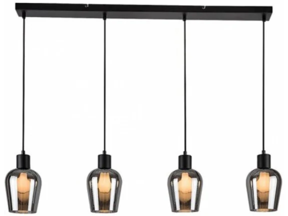 Rabalux Visilica Florian E27 4x MAX 40W mat crno (72271)