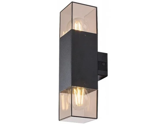 Rabalux Spoljna zidna rasveta Loanda E27 2x MAX 60W crna (77081)